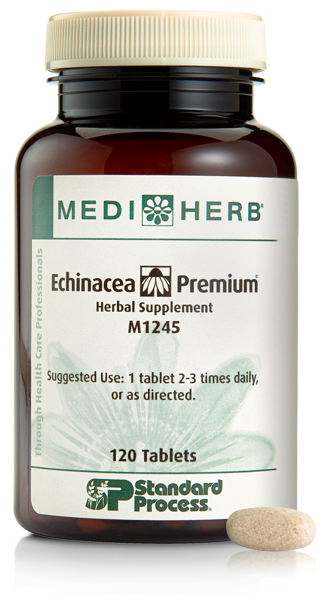 Standard Process Echinacea Premium Herbal Supplement | 120 Tablets ...